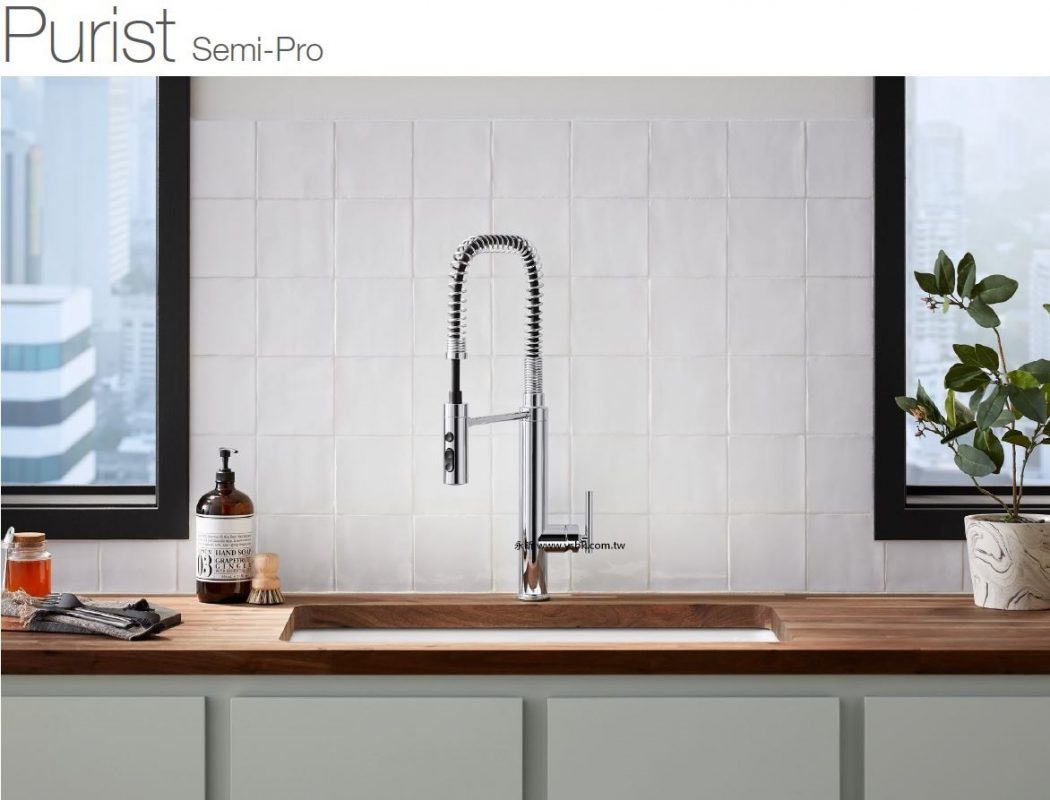 KOHLER PURIST SEMI-PRO 專業型廚房龍頭 K-24982T-4-CP – 永昕衛浴廚具